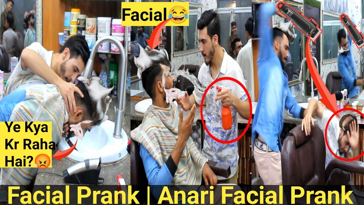 Facial Prank| Face Pie Prank with Cream - YouTube