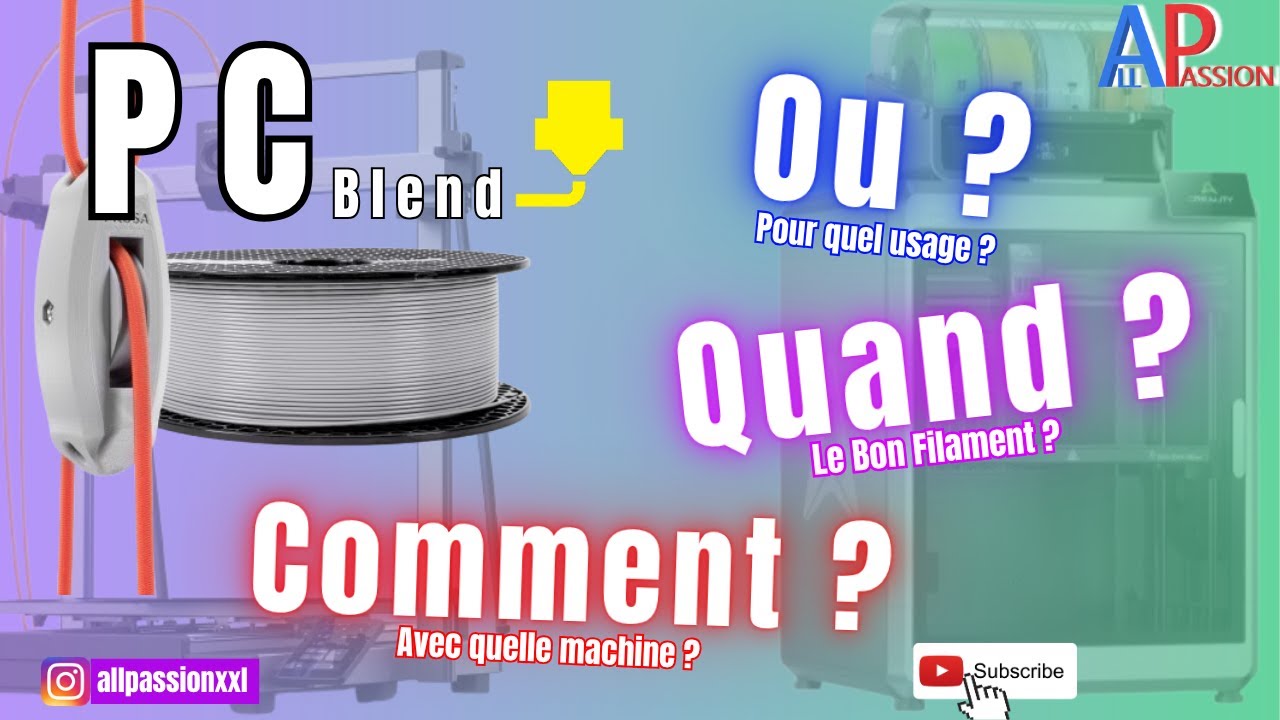 COMMENT Imprimer le PC ? / Les Filaments en Impression 3D / E4 - YouTube