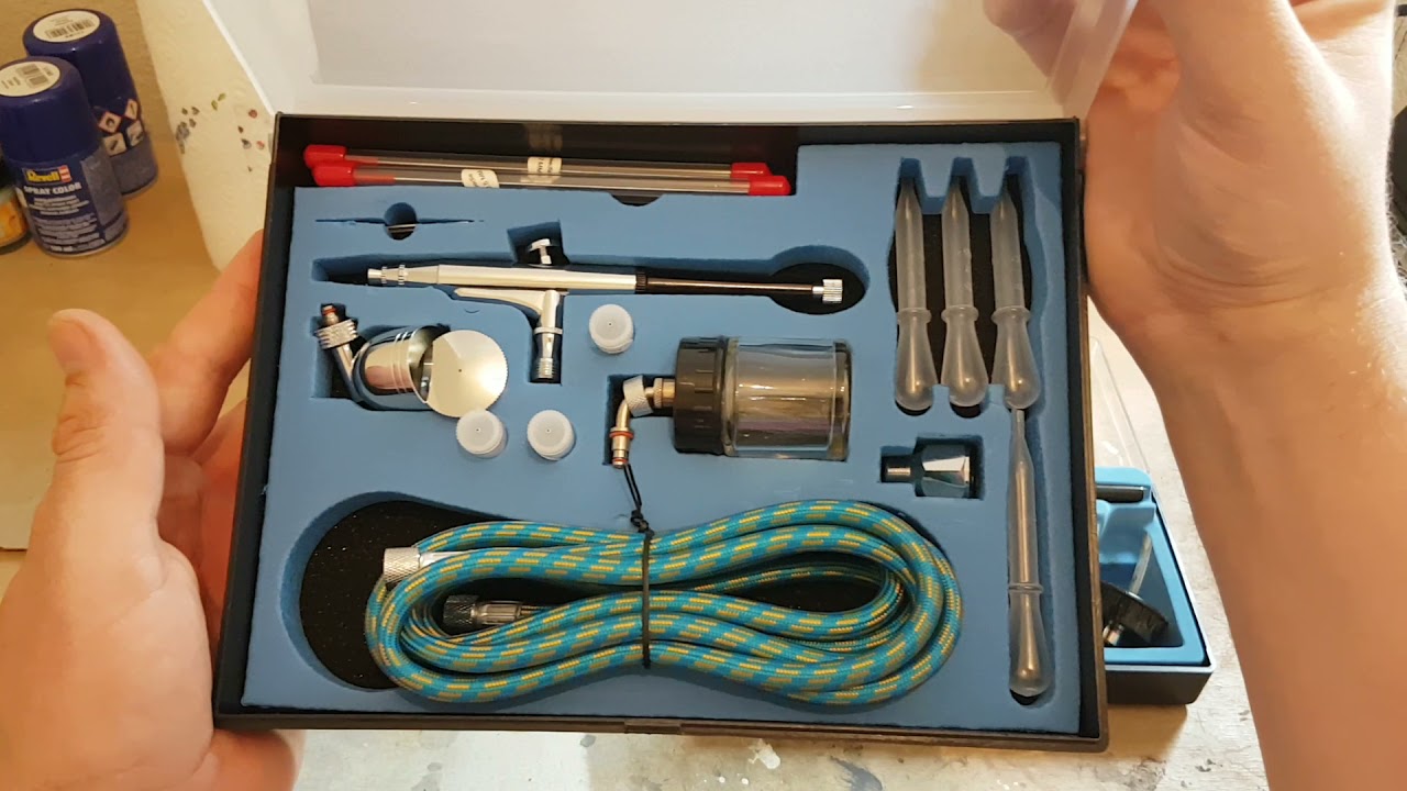 Airbrush komplettset von Timbertech - YouTube