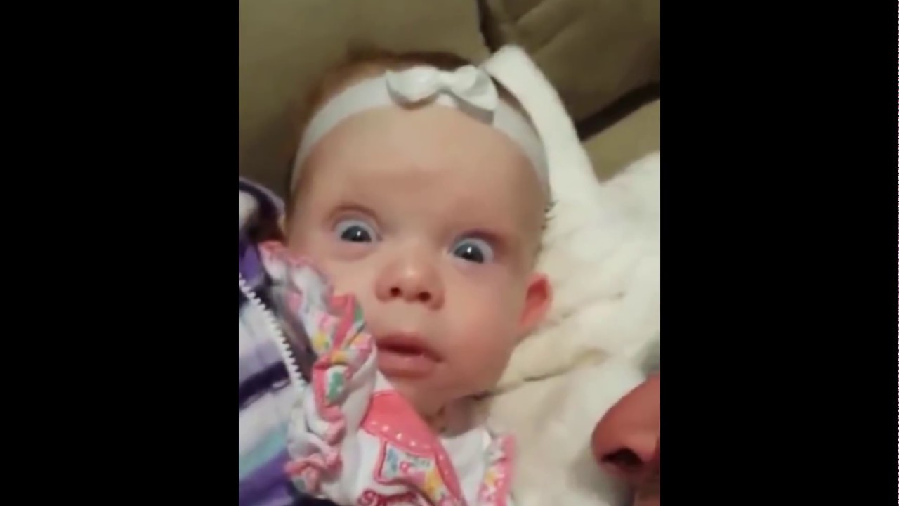 Baby Caught Being Cute 2 - YouTube