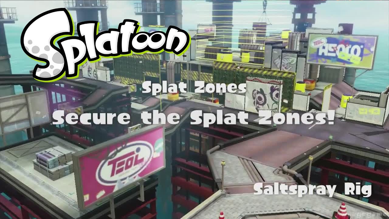 Splatoon - Splat Zones - Online Gameplay [ HD ] - YouTube
