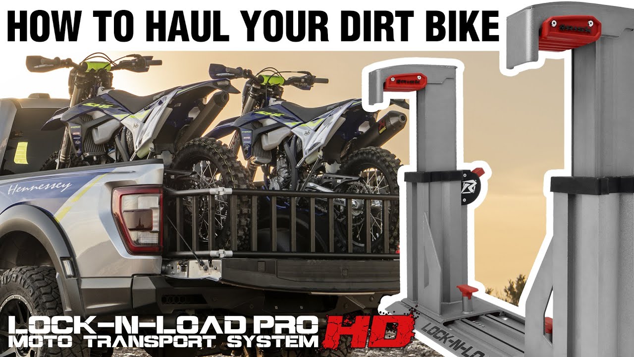 Haul your dirt bike or enduro without tie-down straps - The Lock N Load ...