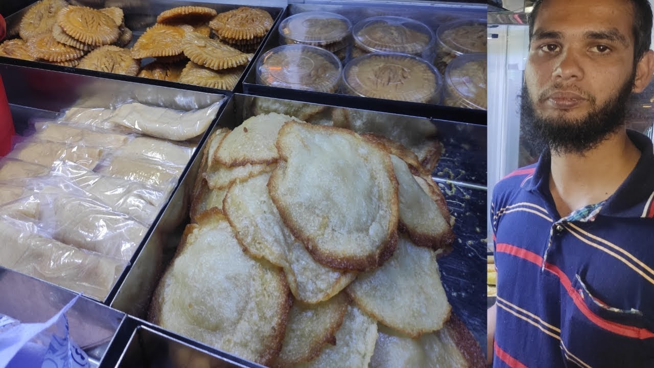Selling Various Type of Pitha (পিঠা) on Street food pitha Bengali ...