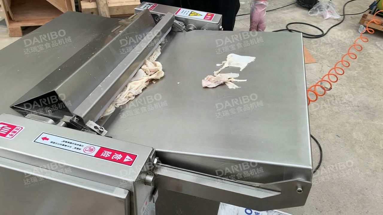 Pork Lard Removing Machine - YouTube