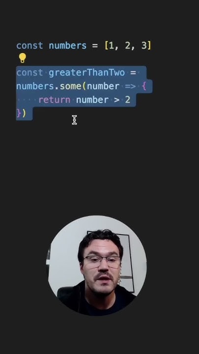 Javascript Array Method Some Youtube