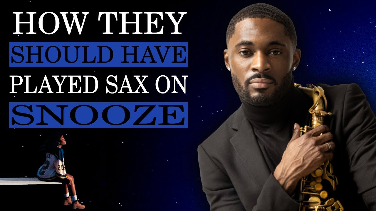 SZA - Snooze // Saxophone Cover by Christian Moon - YouTube