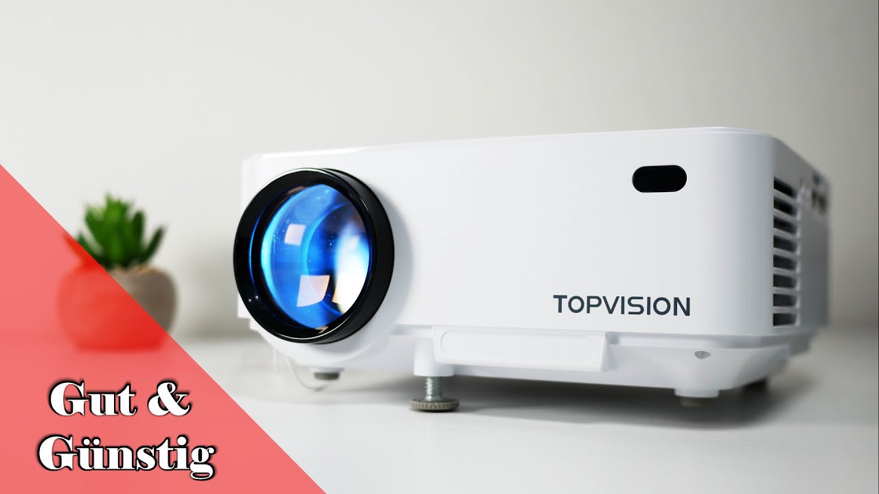 TOPVISION Mini Beamer LOW BUDGET BEAMER!!! - YouTube