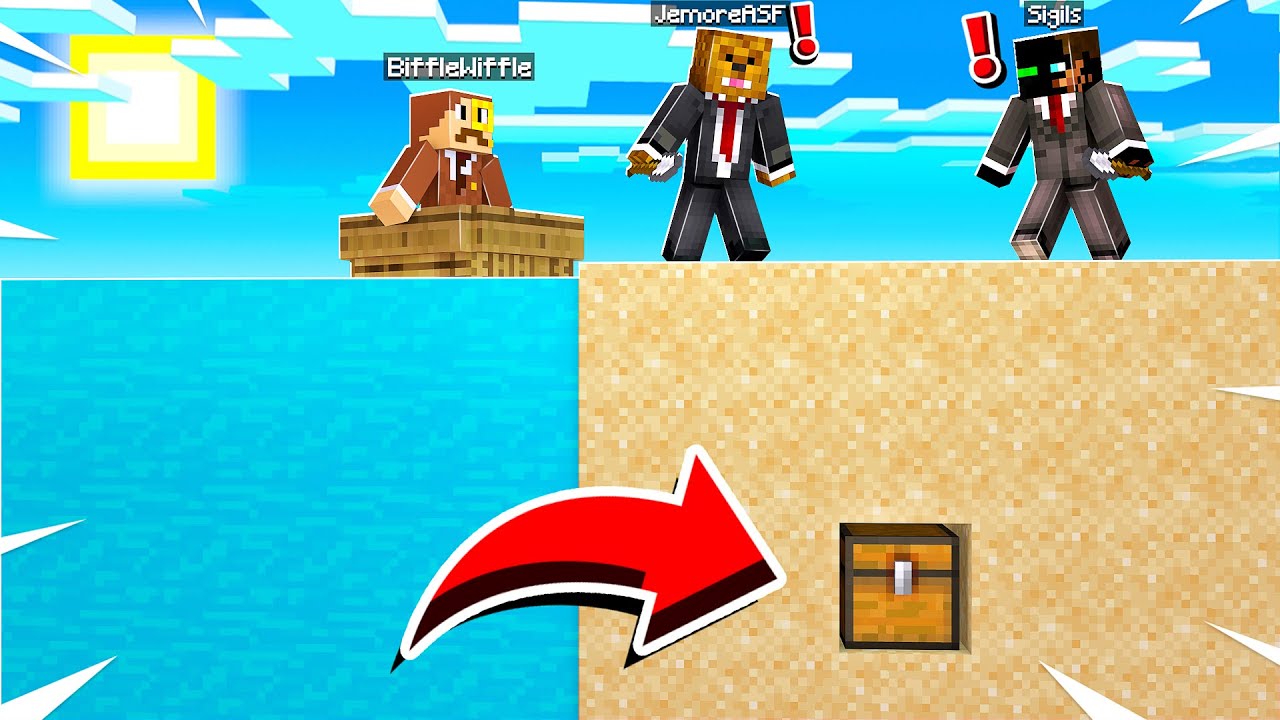 Finding BURIED Treasure LOOT On Camp Minecraft - YouTube