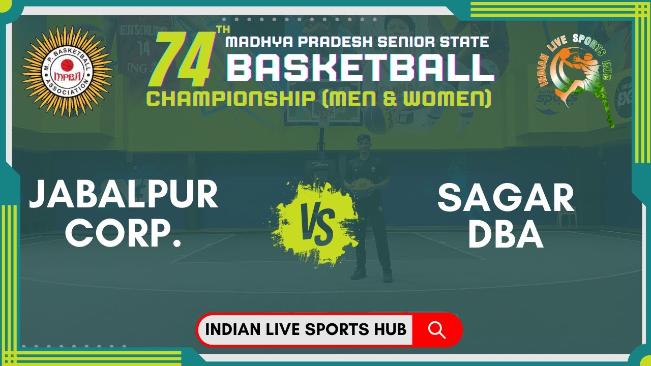 LIVE 🔴 || JABALPUR CORP. VS SAGAR DBA || 74TH MADHYA PRADESH SENIOR ...