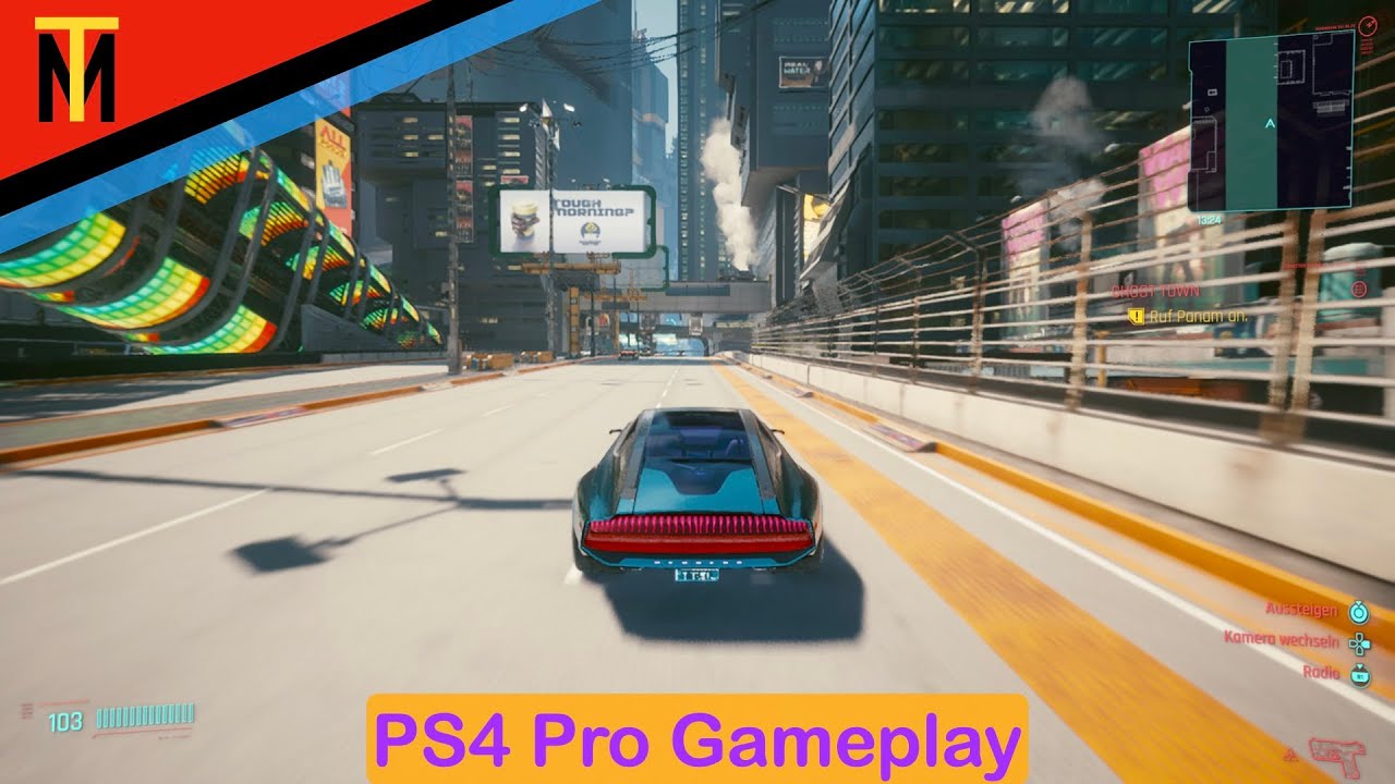 Cyberpunk 2077 - PS4 Pro Gameplay - Version 1.0.4 - YouTube
