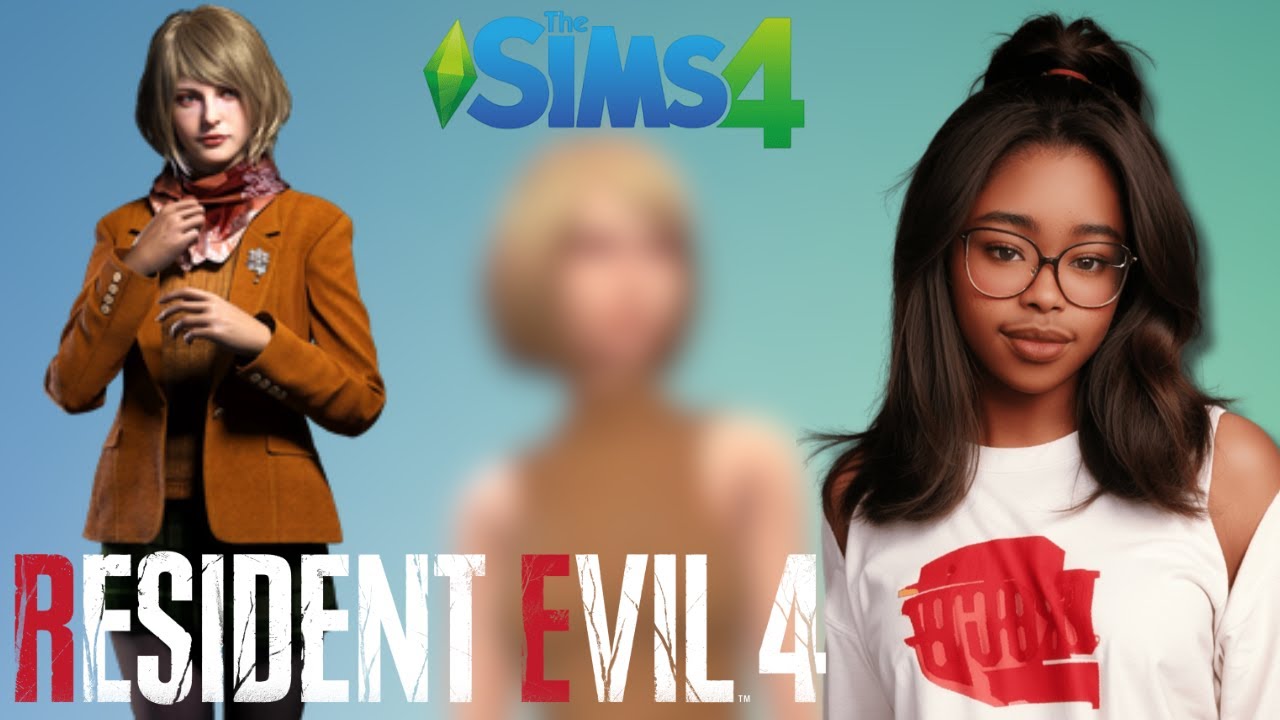 JE REFAIS ASHLEY GRAHAM DE RESIDENT EVIL 4 DANS LES SIMS 4 - YouTube