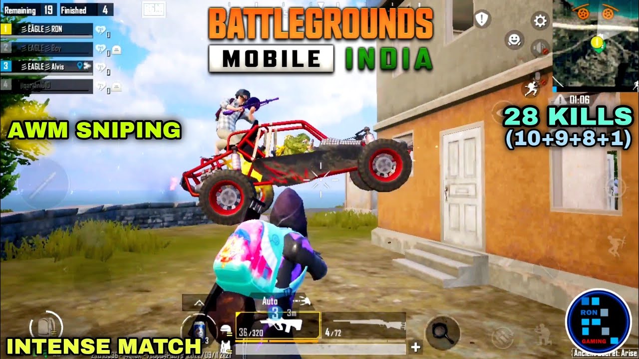 [Hindi] BGMI | Amazing AWM Sniping "28 Kills" Super Intense Match - YouTube