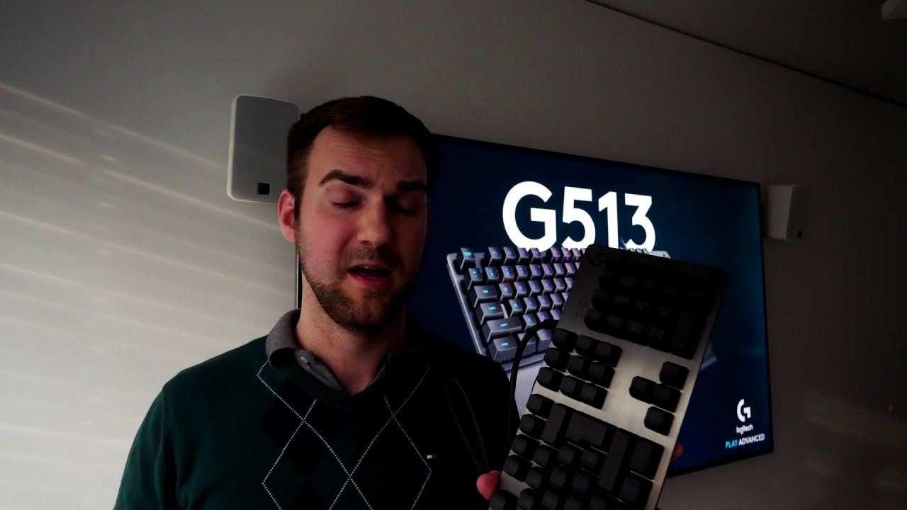Logitech G513 Gaming Keyboard with Romer G Linear Switches - YouTube