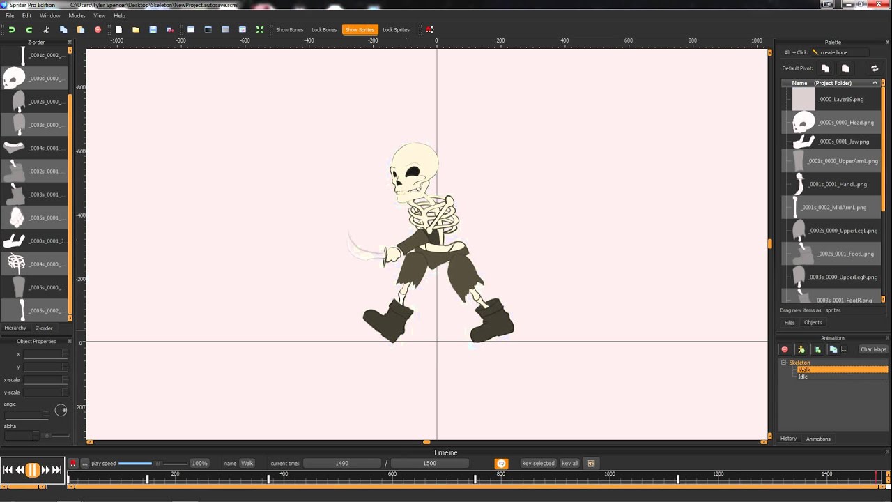 Skeleton Animation - YouTube