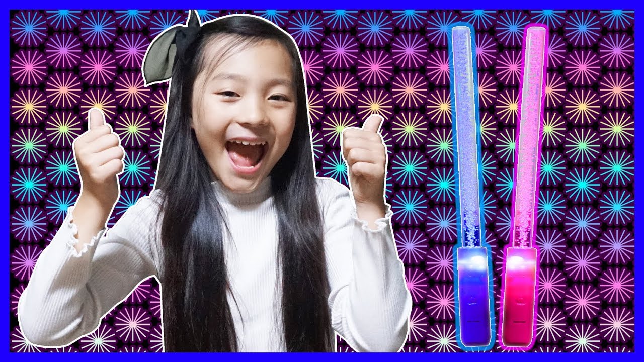 소은이의 알록달록 Led 라이트스틱 장난감 컬러송 핑거송 색깔배우기 영어배우기 영어동요 Learn Color Song