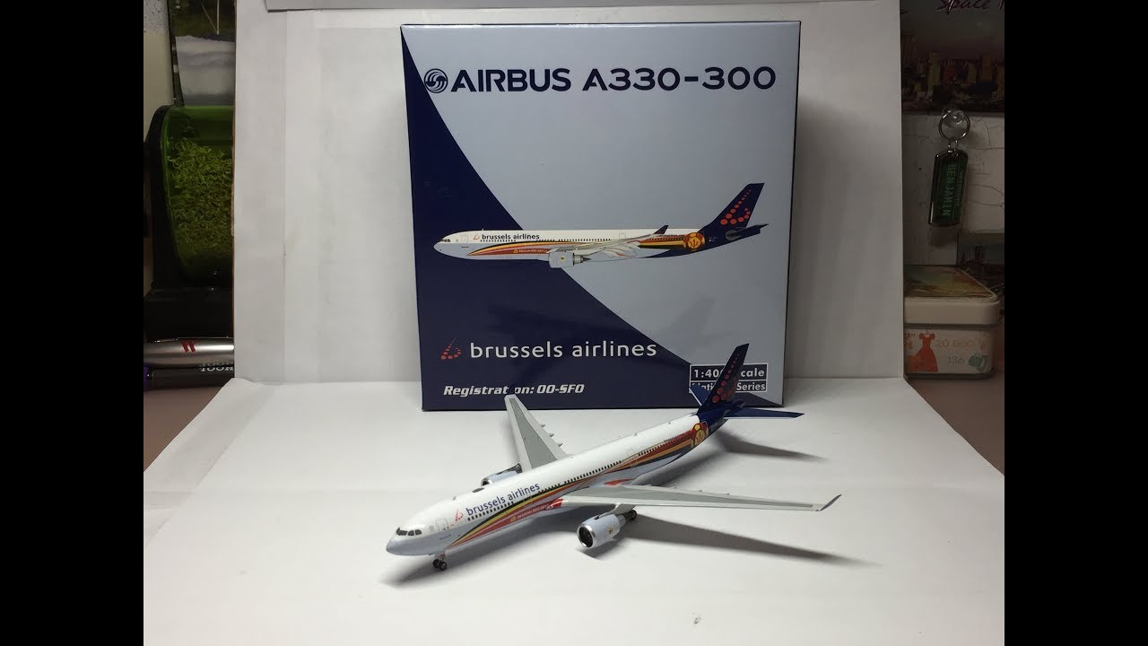 Phoenix Models Brussels Airlines A330-300 unboxing review - YouTube