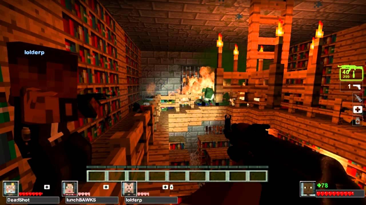 Minecraft + L4D (DeathCraft Mod) - YouTube