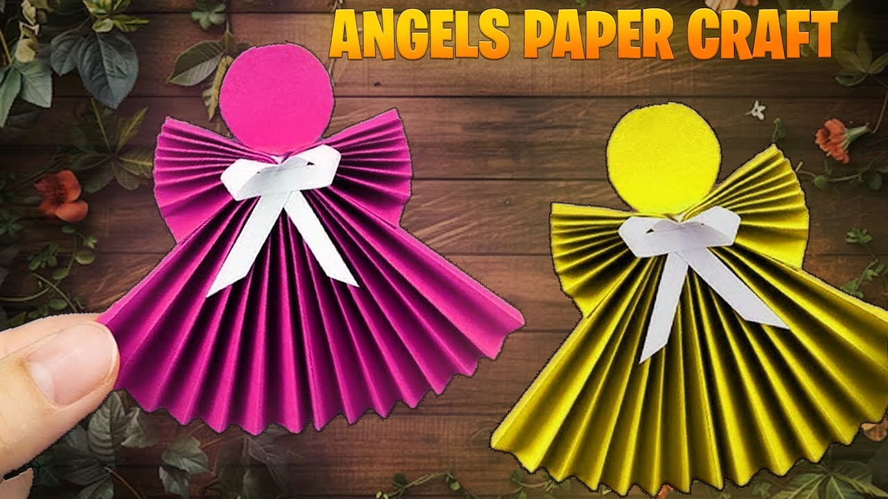 How To Make Angel Craft |Angel Craft DIY |Paper Angel Craft - YouTube
