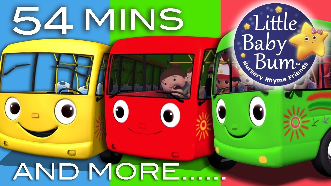Wheels On The Bus | Plus Lots More Nursery Rhymes | 54 Minutes ...
