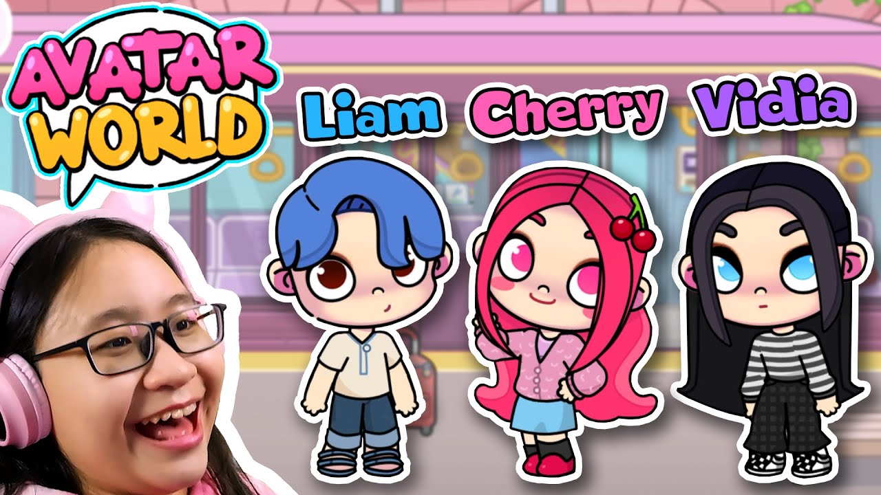 Avatar World - I made Cherry, Liam and Vidia in Avatar World!!! - YouTube