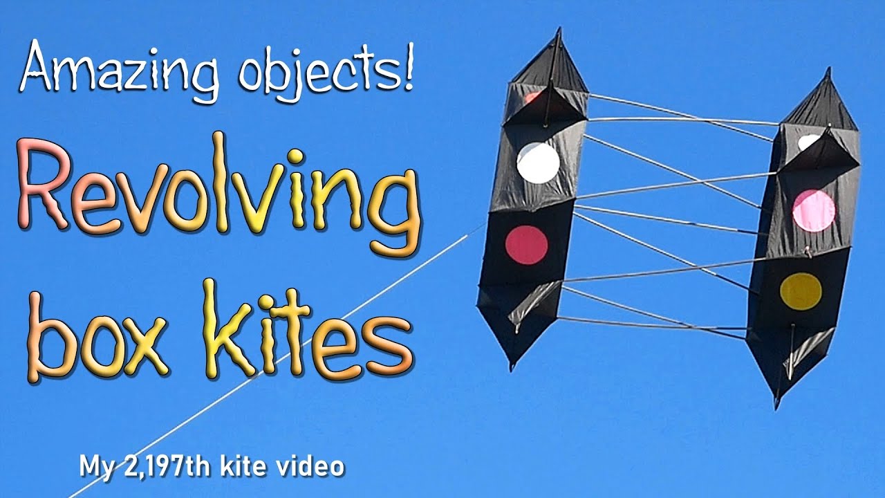 Amazing objects! Revolving box kites huge and small - YouTube