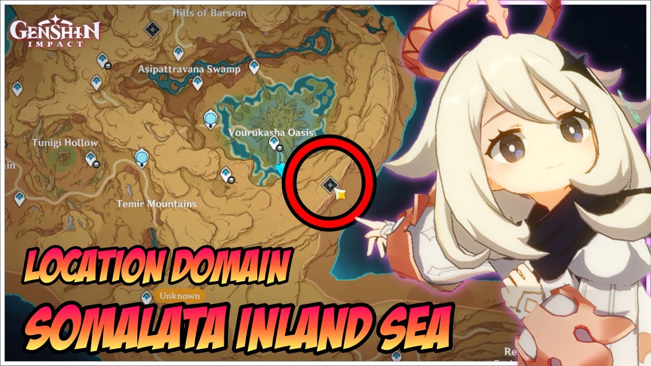 How Unlock Somalata Inland Sea Domain in Vourukasha Oasis - YouTube