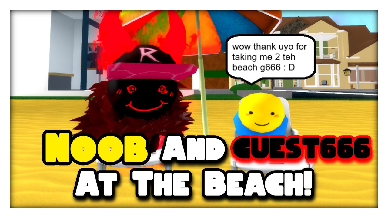 FORSAKEN | Noob And GUEST666 At The Beach! PART 1 | [COMIC DUB] - YouTube
