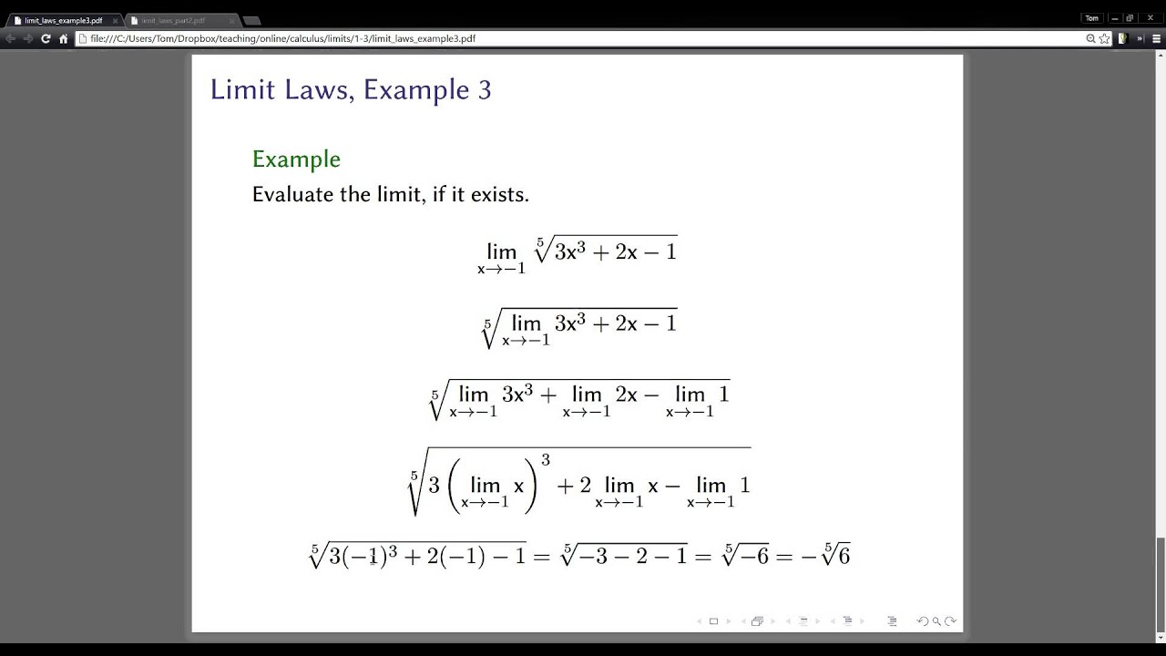 Limit Laws Example 3 YouTube limit-laws-example-3-youtube