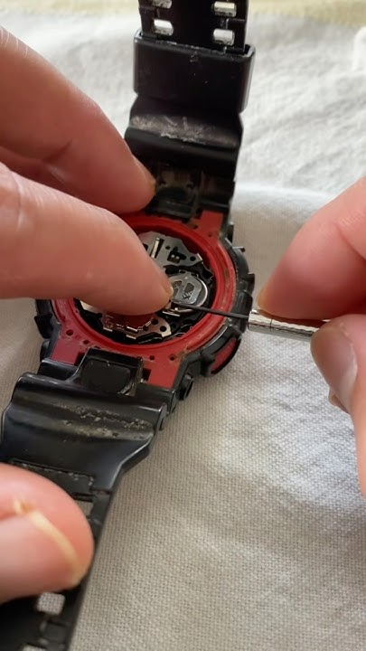 DIY: G-SHOCK 5081 GA-100 Replacement Battery #diy #gshock #casio #satisfying - YouTube
