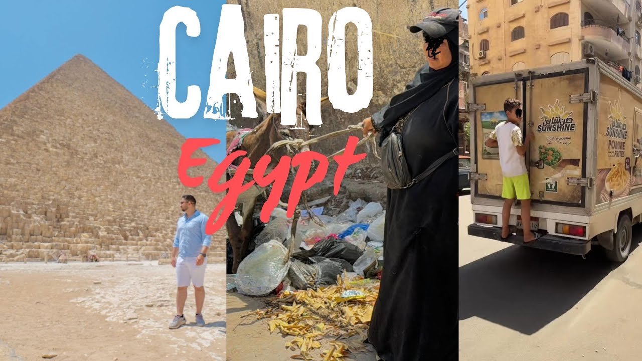 The REAL Cairo / The REAL Egyptians / 4K - GARBAGE CITY and the CITY OF ...