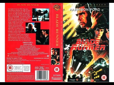 Original VHS Opening and Closing to Blade Runner UK VHS Tape - YouTube