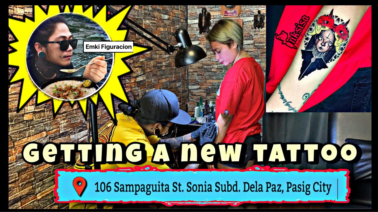 GETTING A NEW TATTOO | Tattoo vlog | Artist : Emki figuracion 🔥💕 - YouTube