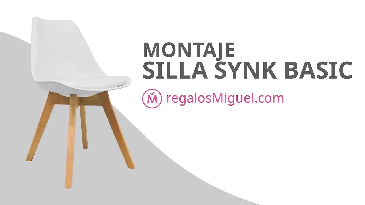 Sillas de comedor SYNK BASIC. Cómo montar una silla de comedor SYNK BASIC - YouTube
