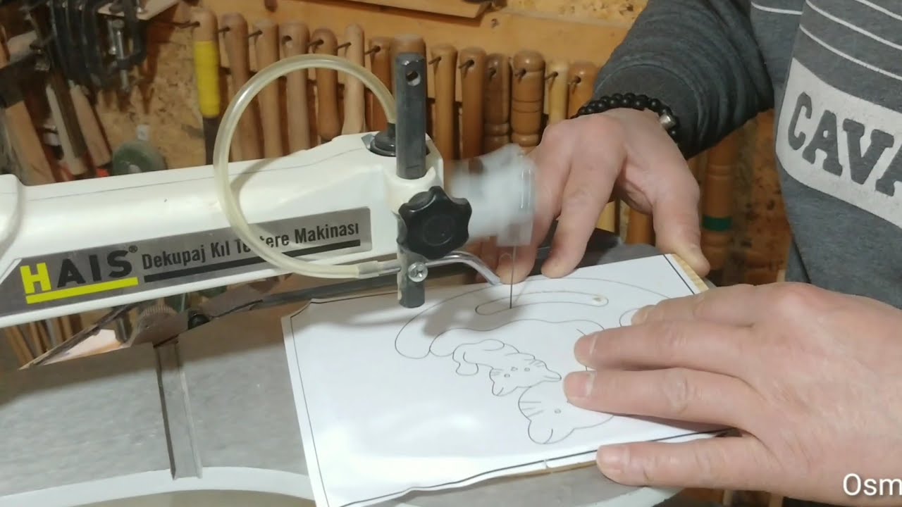 ELEKTRİKLİ KIL TESTERESİ İLE AHŞAP OYUNCAK YAPIMI - YouTube