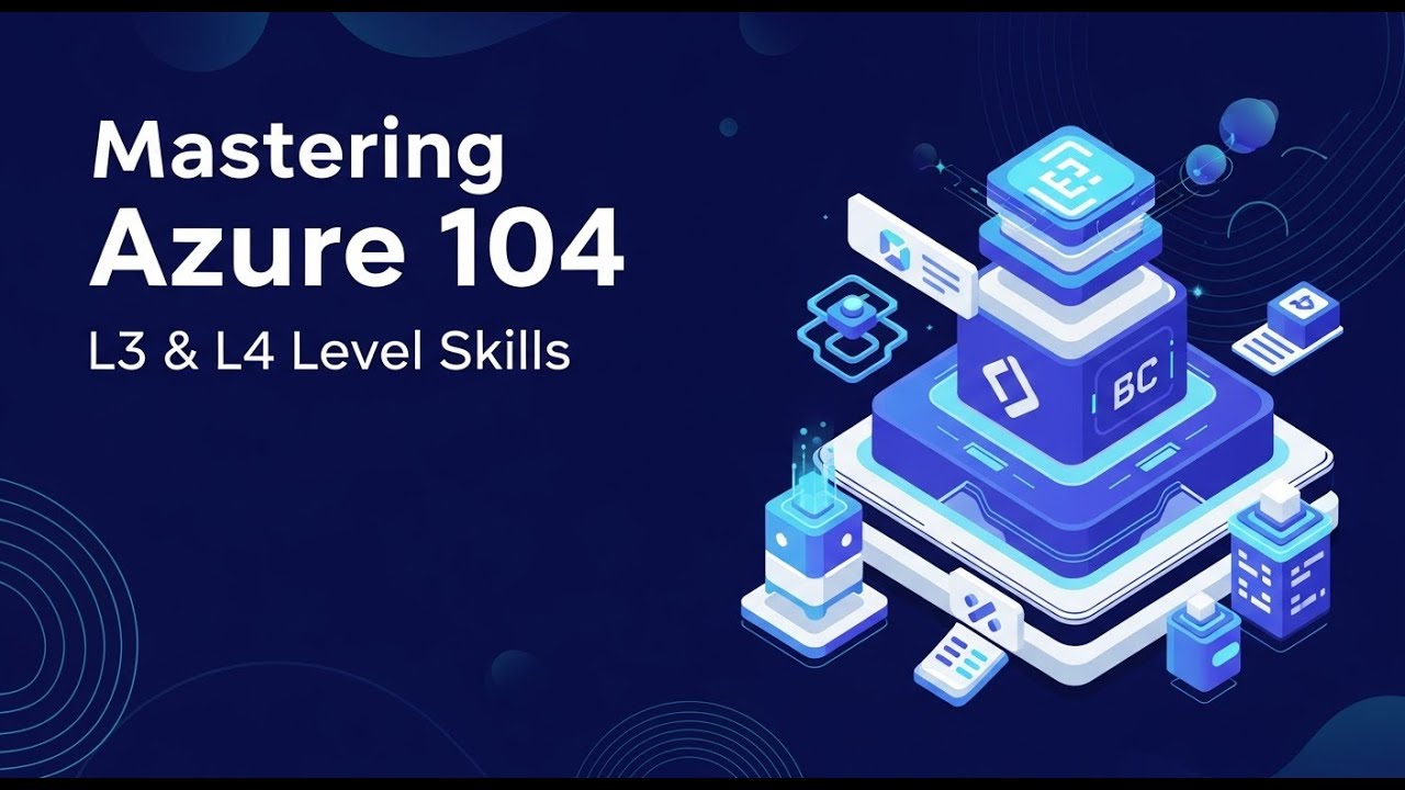Mastering Azure 104: L3 & L4 Level Skills | Azure Adminstration Guide ...