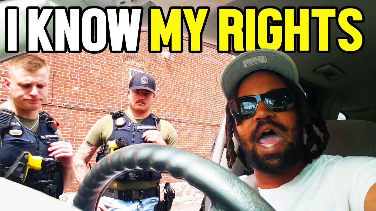 Guy FORCES Cops To Give Up And Leave! - YouTube