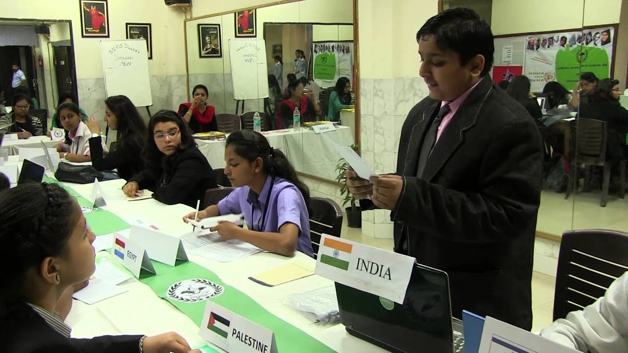 Model United Nation at BBPS Dwarka - YouTube
