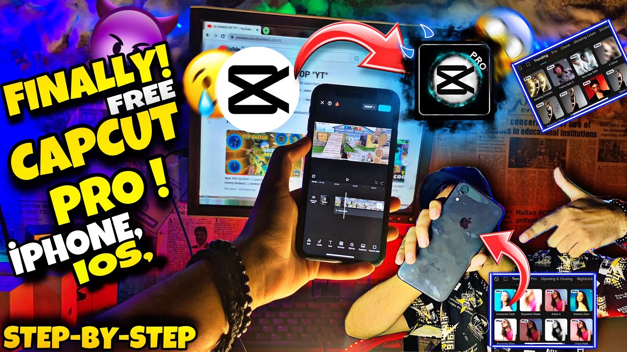 FREE CAPCUT PRO || FOR IPHONE, IOS || 100% WORKING TRICK 😱!! - YouTube