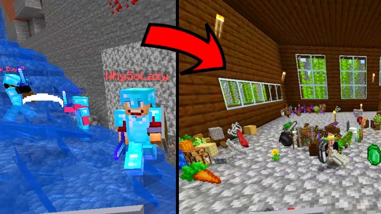 TEAM ROOD HUN BASIS RAIDEN IN MINECRAFT!! - YouTube