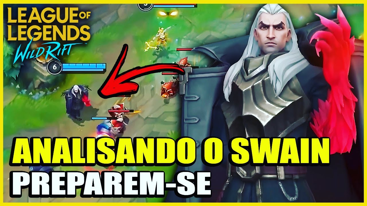 Wild Rift 4.2: Analisando O Swain, Preparem-se Para Enfrentar O Imortal ...