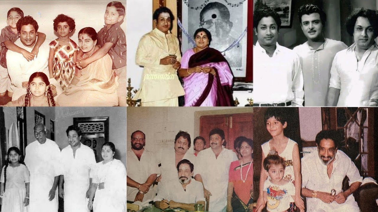 Actor Sivaji Ganesan family rare pics - YouTube