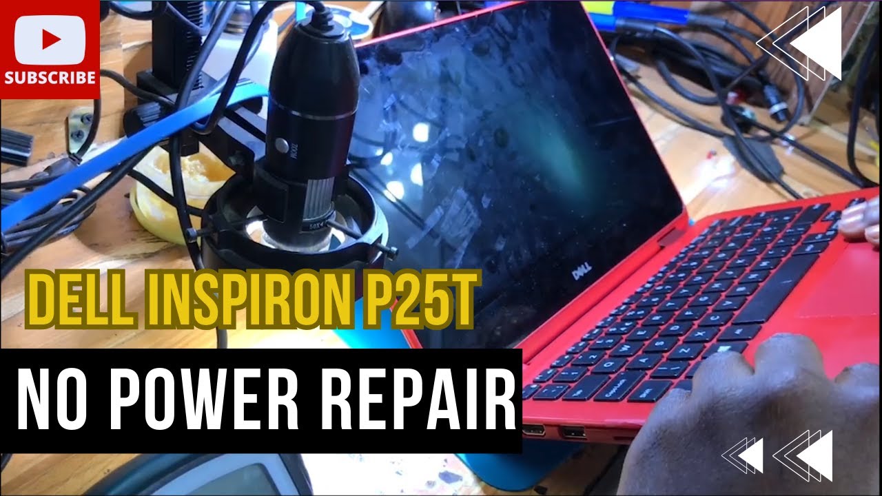 Dell Inspiron P25T No Power Repair - YouTube