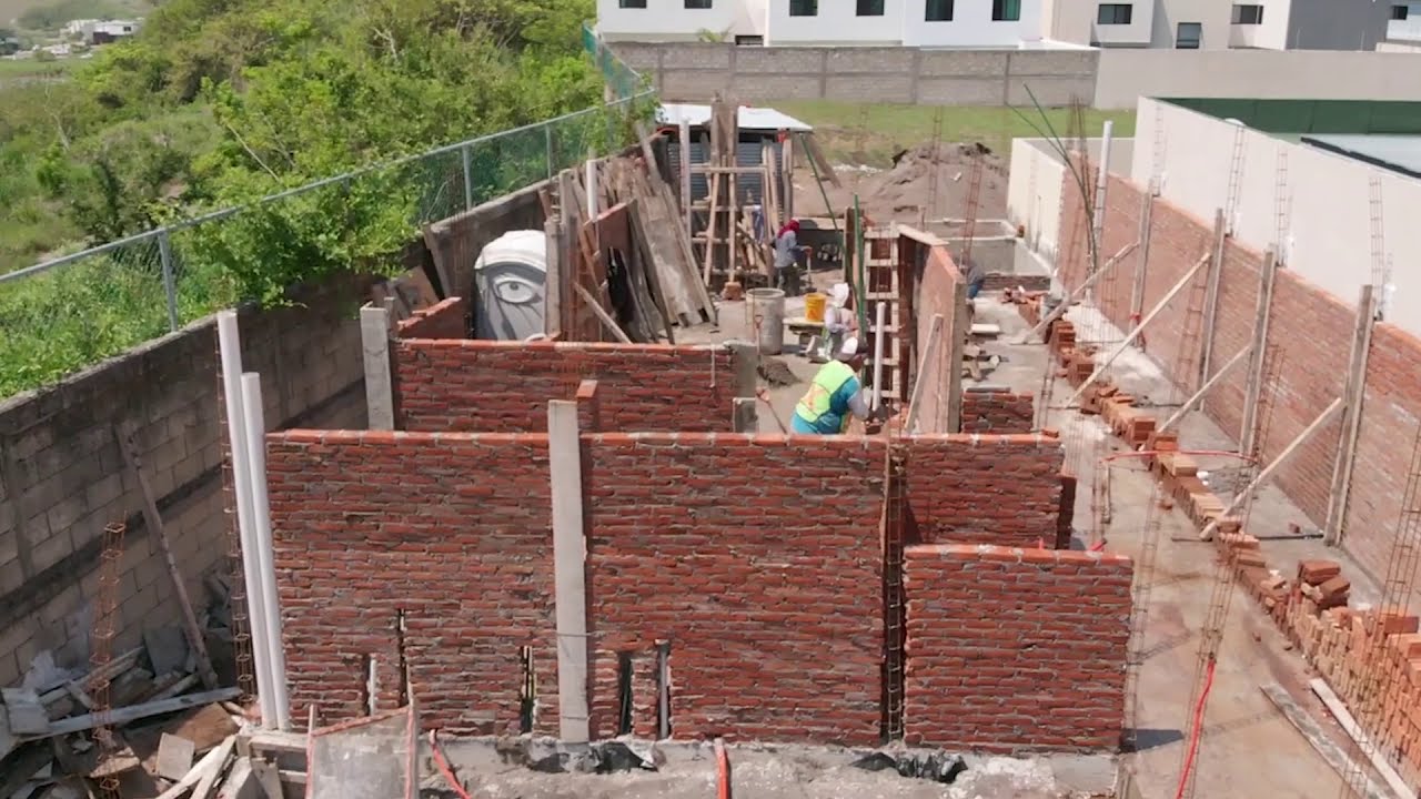 CASA de 15 x 20- levantando muros de CASA LOMAS- - YouTube