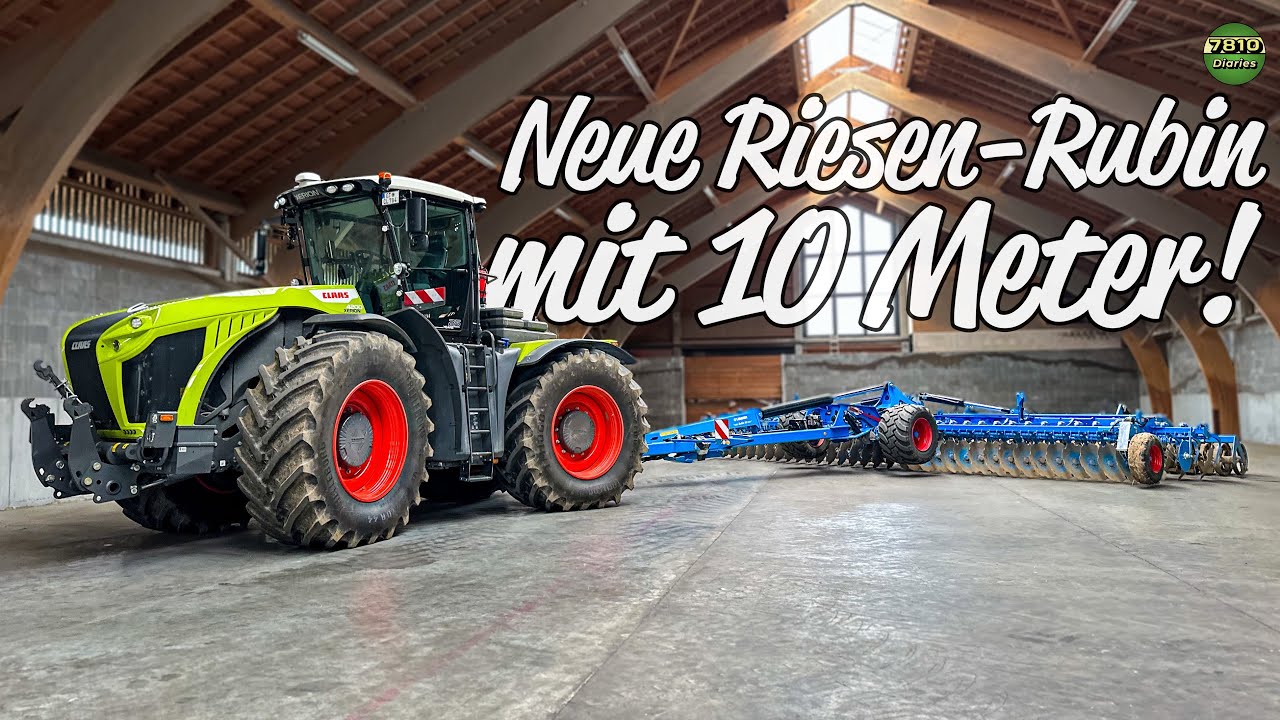 Let’s Drive Xerion + neue Lemken Rubin 10/1000 🤯| Agritechnica Neuheit ...