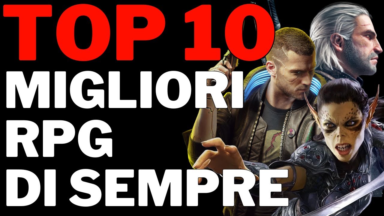TOP 10 RPG DI SEMPRE ⚔️ The Witcher o Baldur's Gate 3? - YouTube
