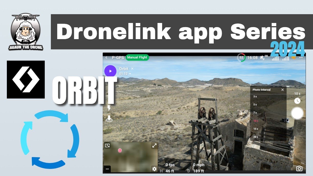 DJI Mini 3 Pro How to do the Orbit Dronelink DJI app tutorial #shaunthedrone - YouTube
