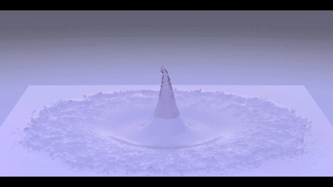Fluid Simulation - Water Drop - YouTube