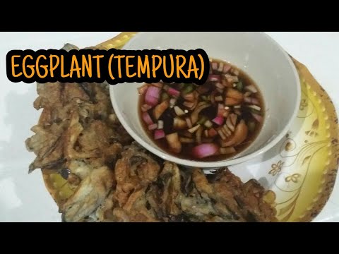 CRISPY FRIED EGGPLANT TALONG (TEMPURA) - YouTube