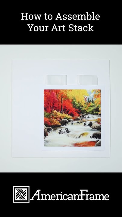 How to Assemble Your Art Stack #interiordesign #pictureframes #photoframes #homedecor - YouTube
