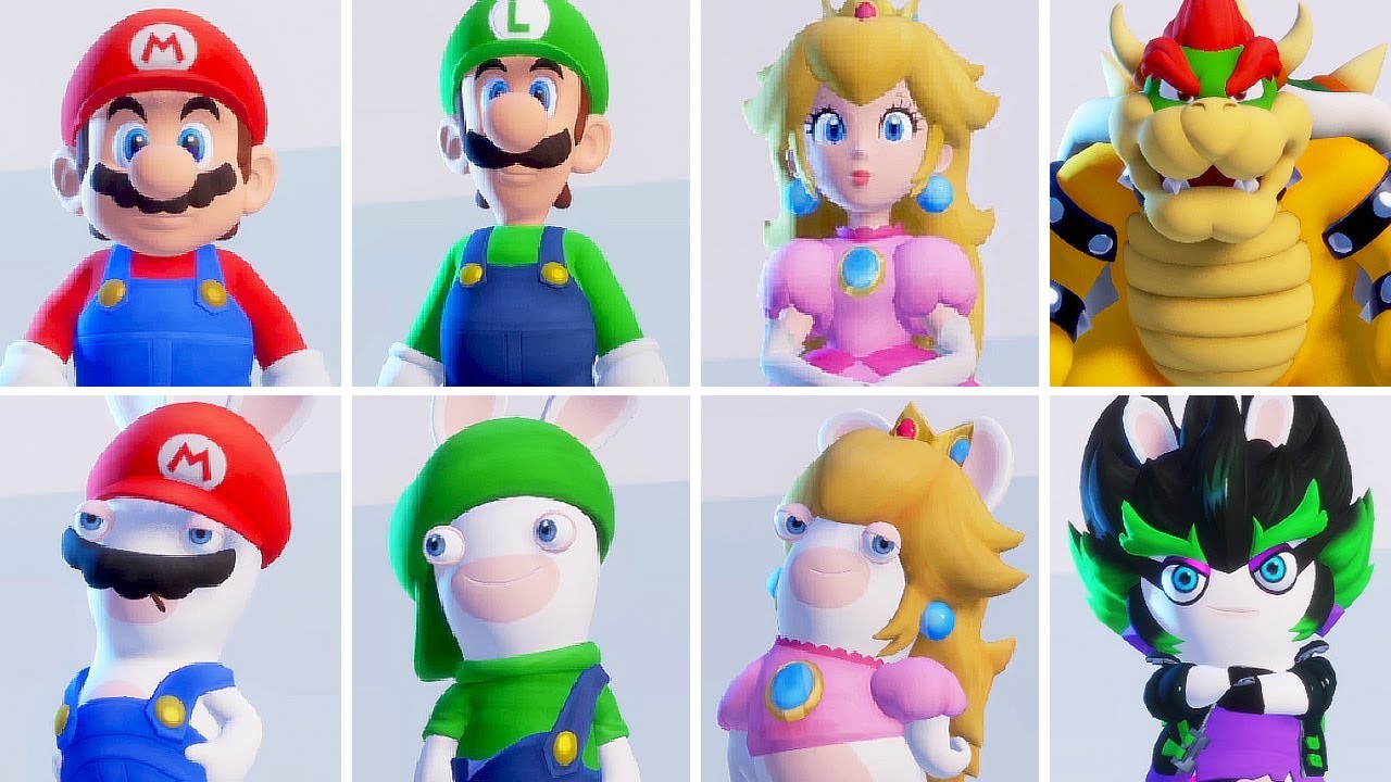 Mario + Rabbids Sparks of Hope - All Characters & Special Moves - YouTube